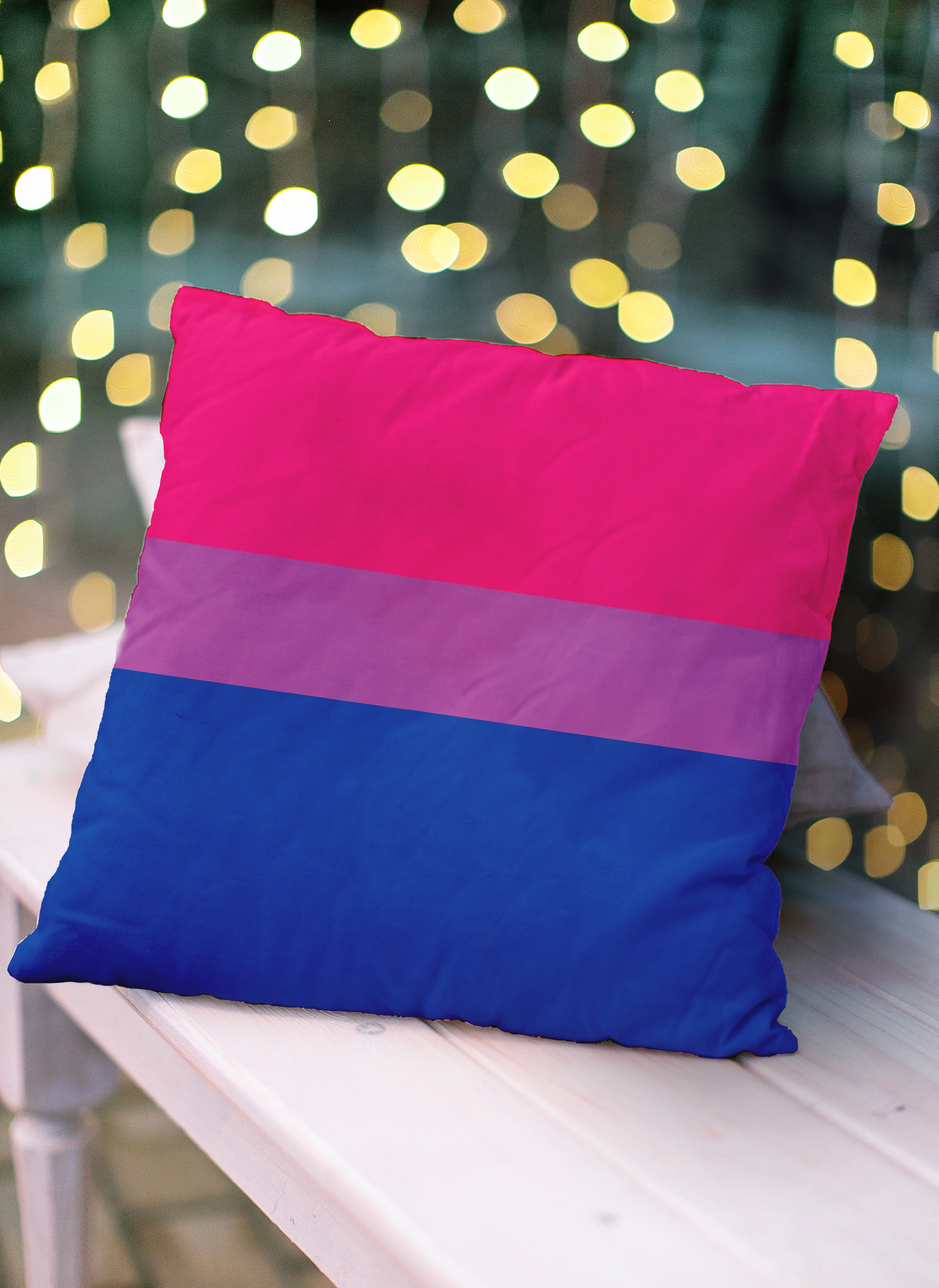 e by design O5_Bisexual Flag Decorative Throw Pillow - Wayfair Canada