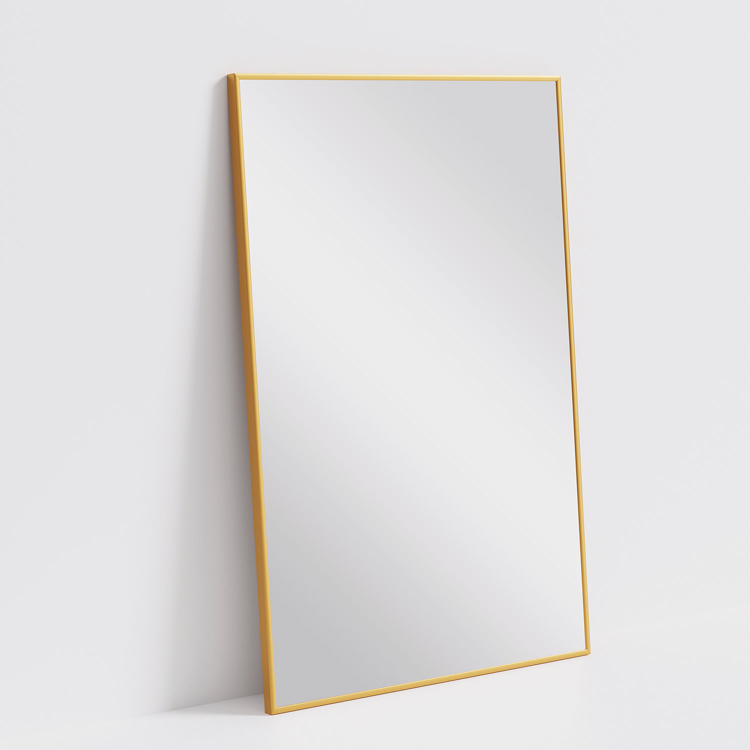 Mercer41 Aluminum alloy fine-edged right-angle Wall Mirror | Wayfair