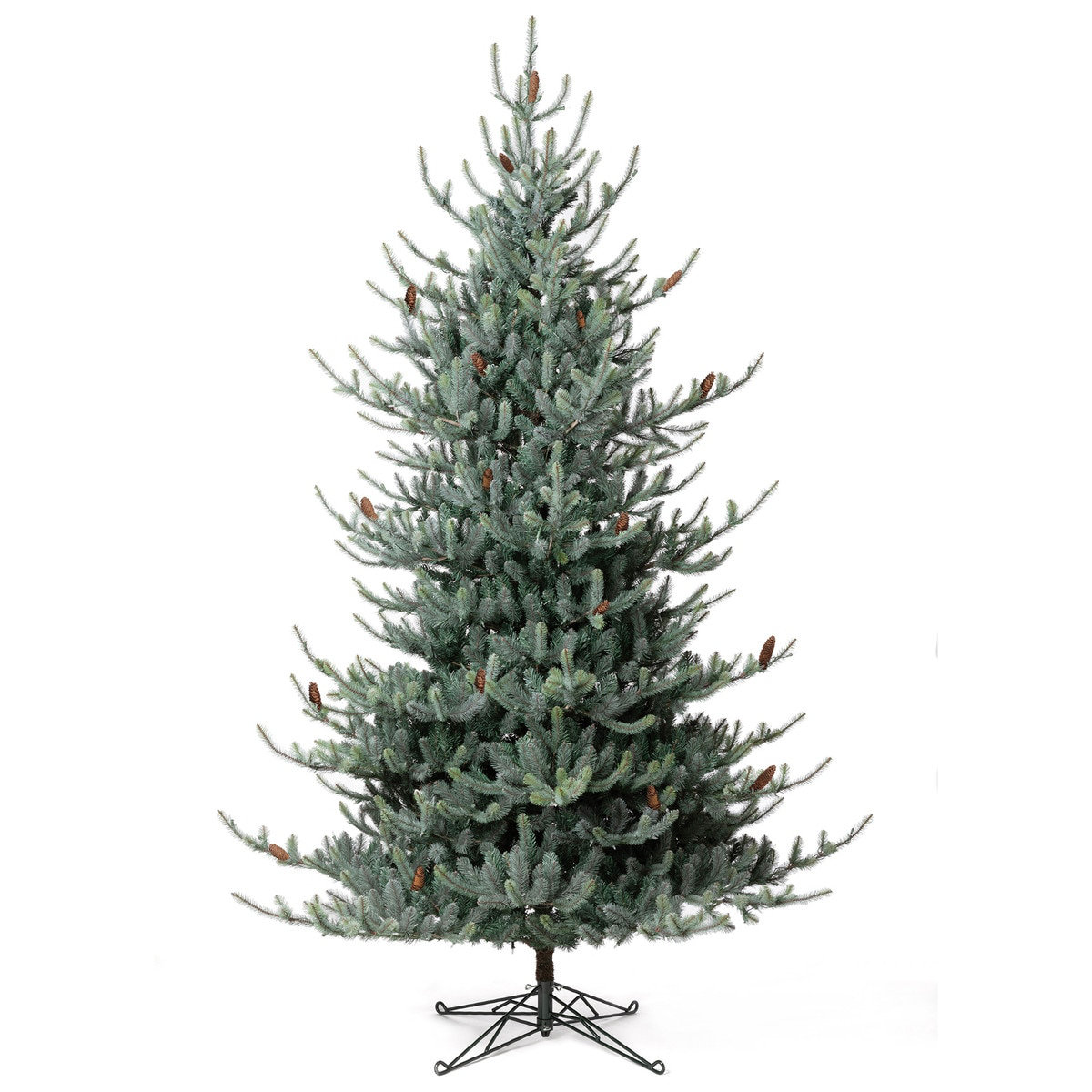 Park Hill Collection Green Most Realistic Artificial Spruce Flocked ...