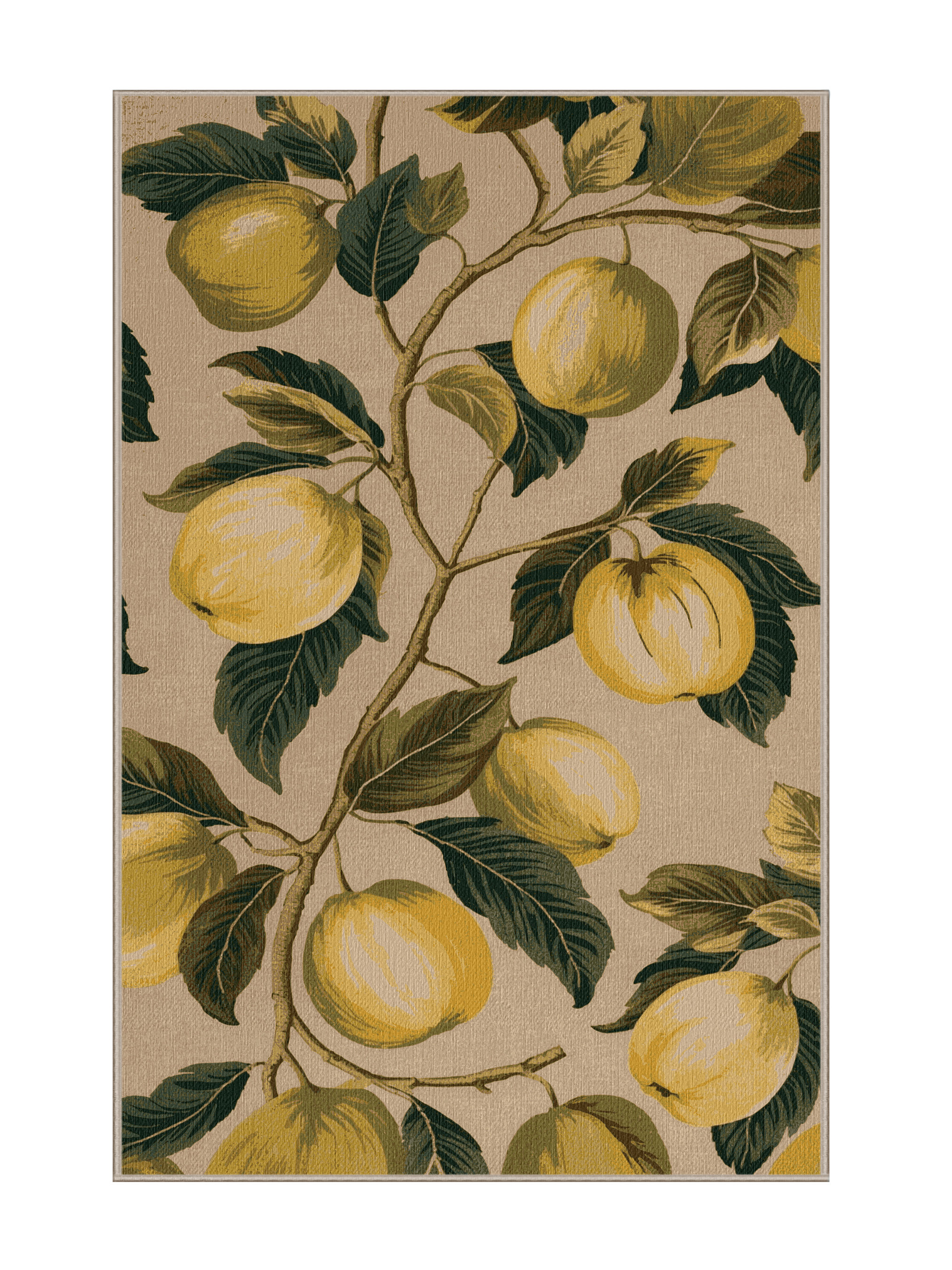 Hokku Designs Washable Greengage Fruits Area Rug | Wayfair