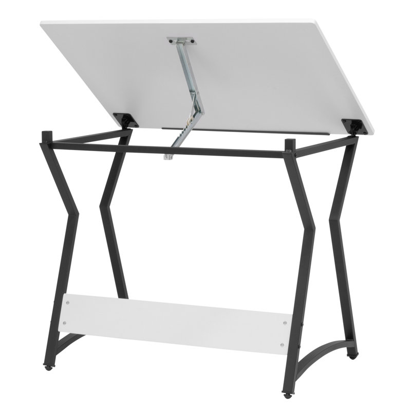 Studio Designs Hourglass Craft Table, Angle Adjustable Drafting Table ...