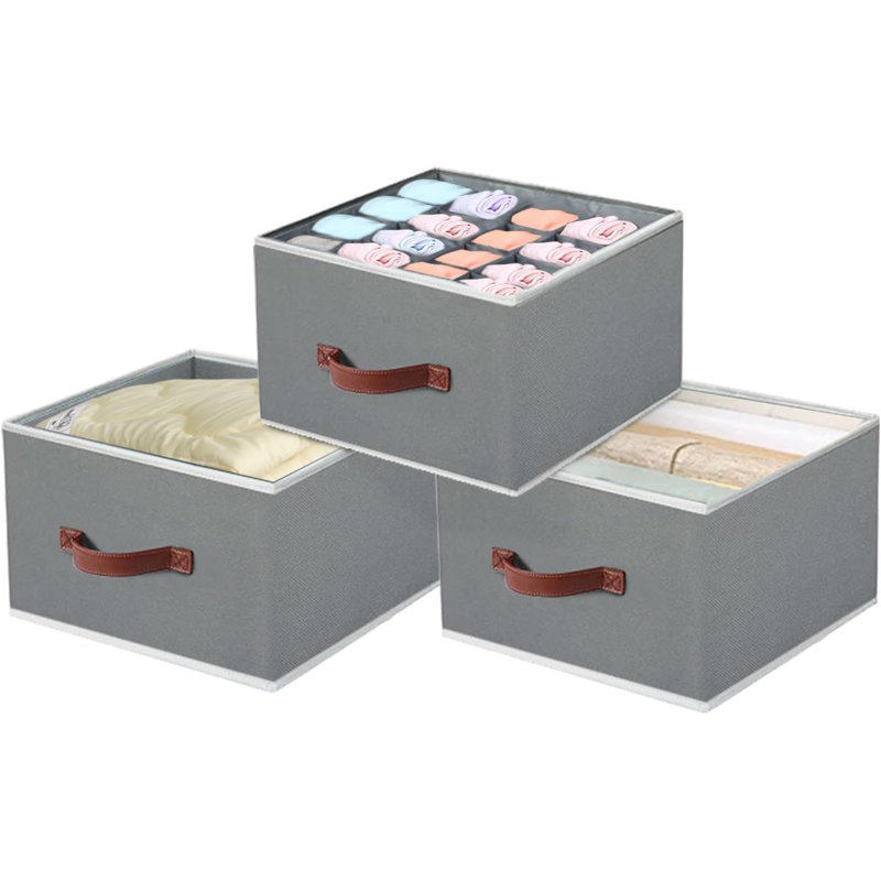 Latitude Run® Fabric Storage Bin Set | Wayfair