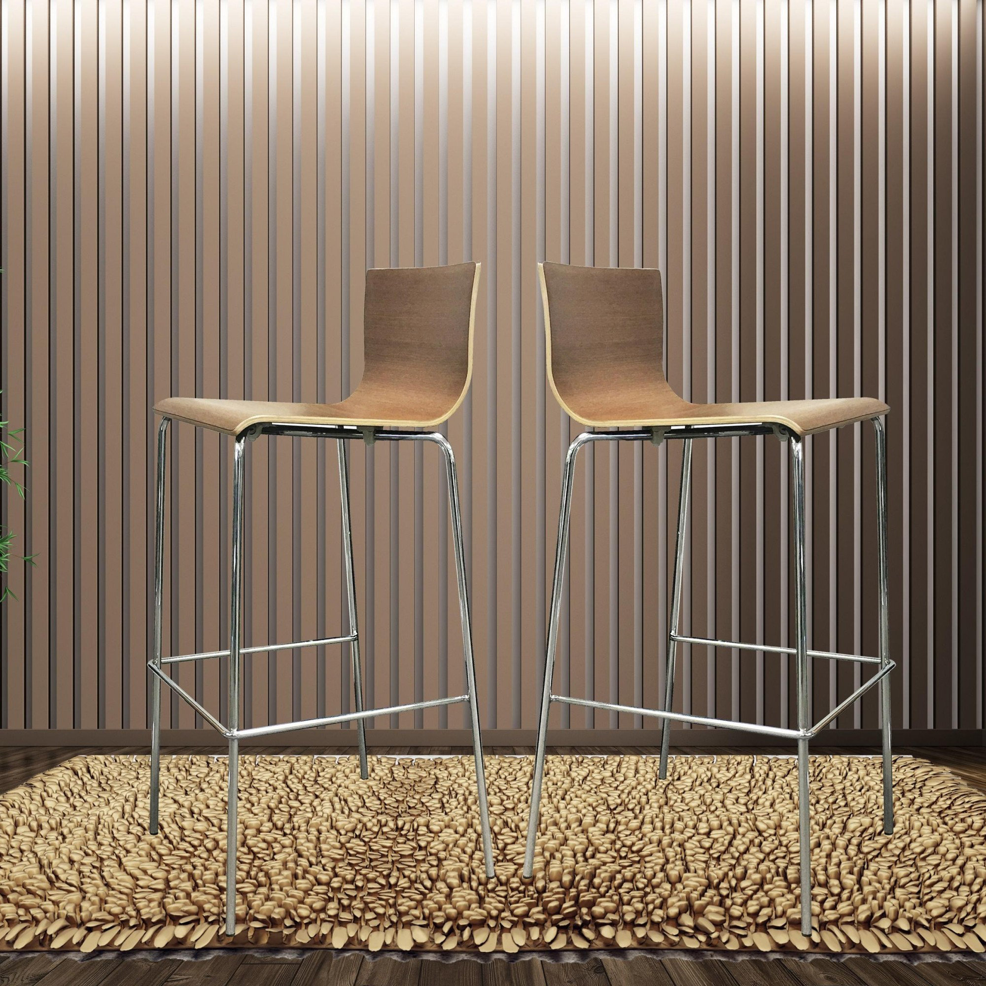 Hokku Designs Contemporary Barstool | Wayfair