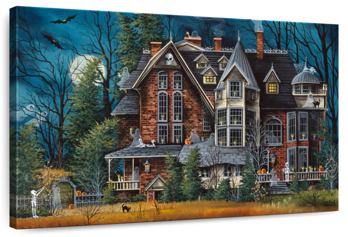 Ebern Designs Lilie Decorating The Haunted House | Wayfair