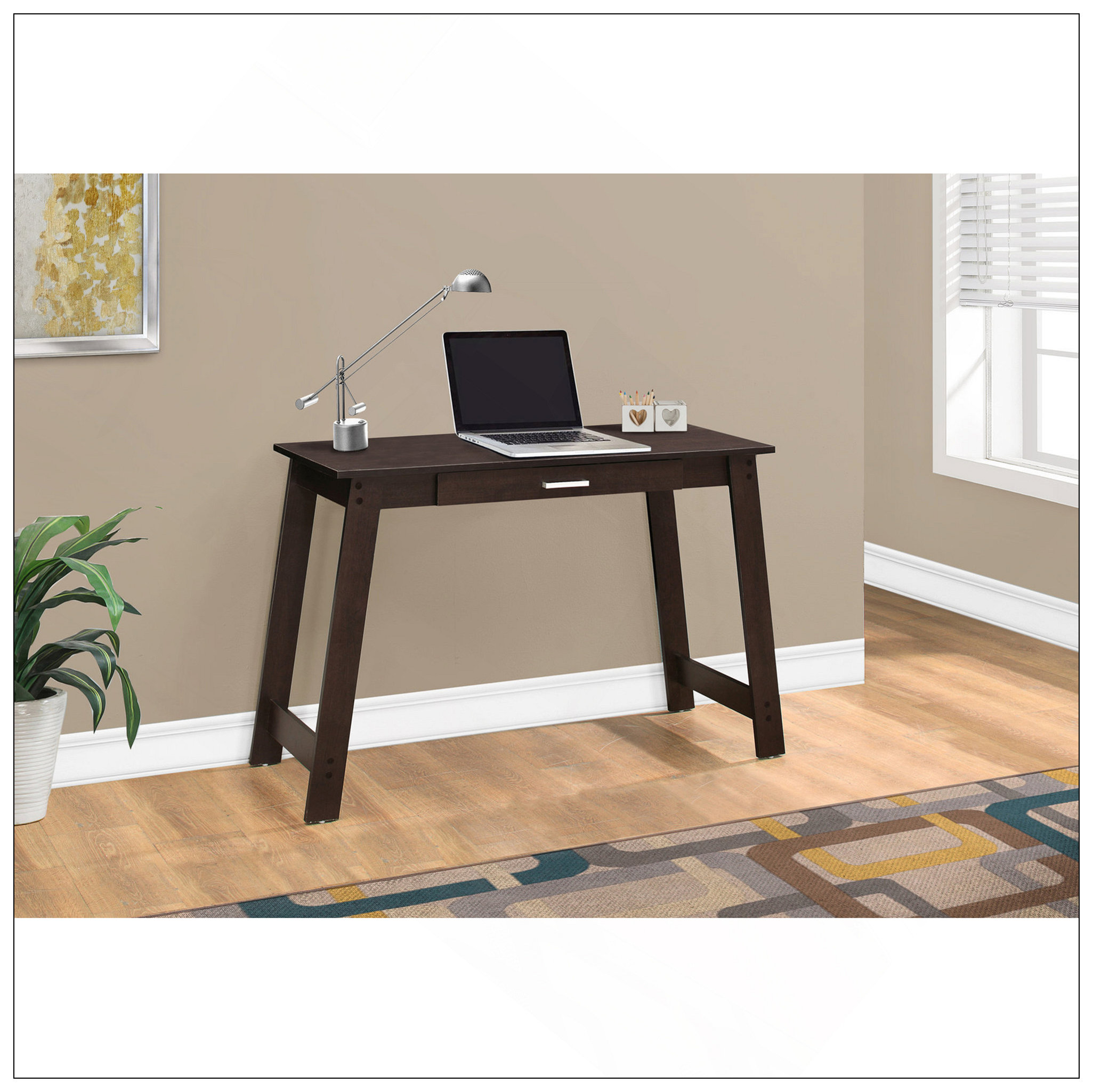 Ebern Designs Versatile Modern Computer Desk With Practical Storage ...