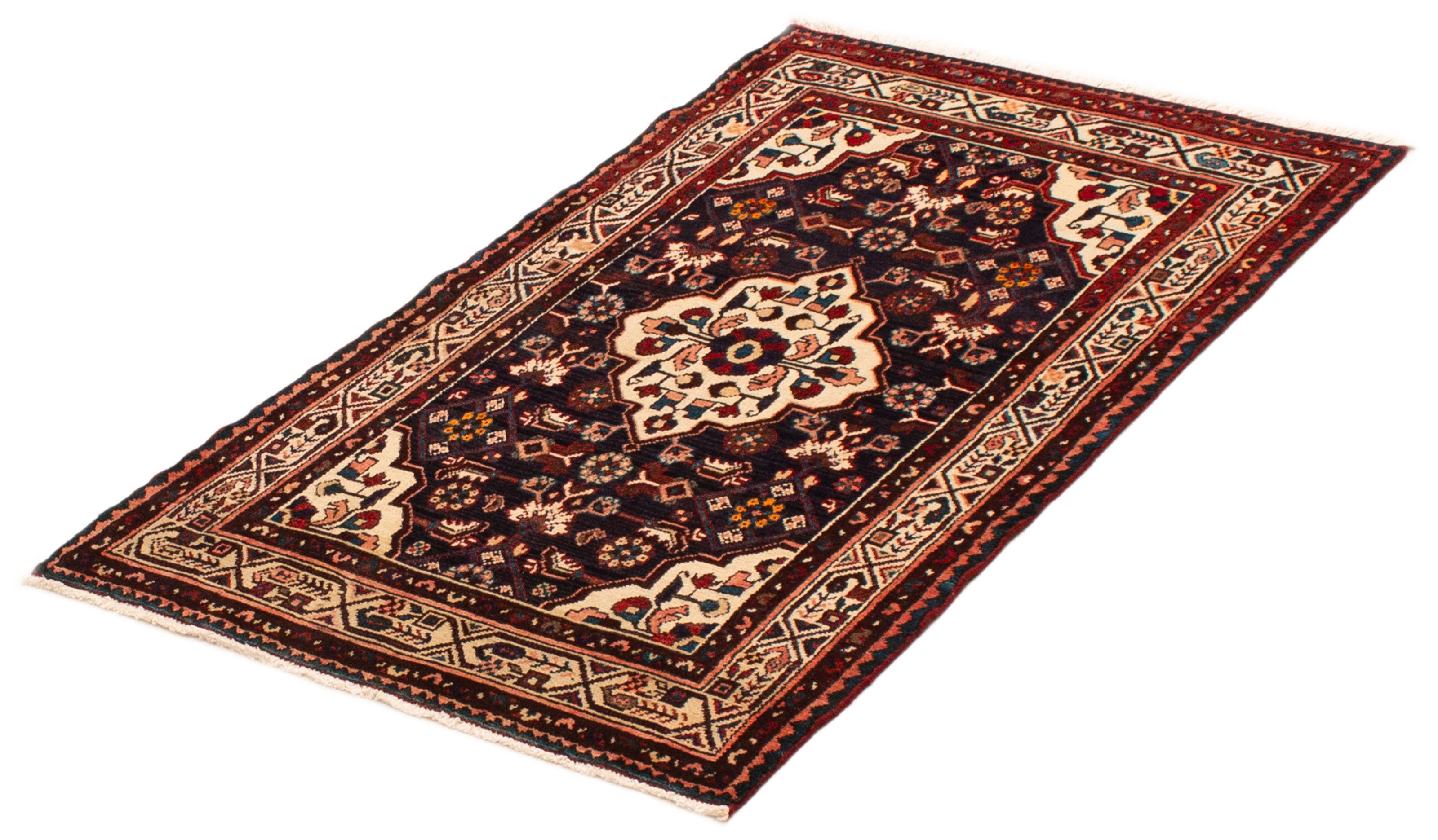 Bloomsbury Market Hand Knotted Anadol Dark Navy Wool Rug 3'3" x 5'4 ...