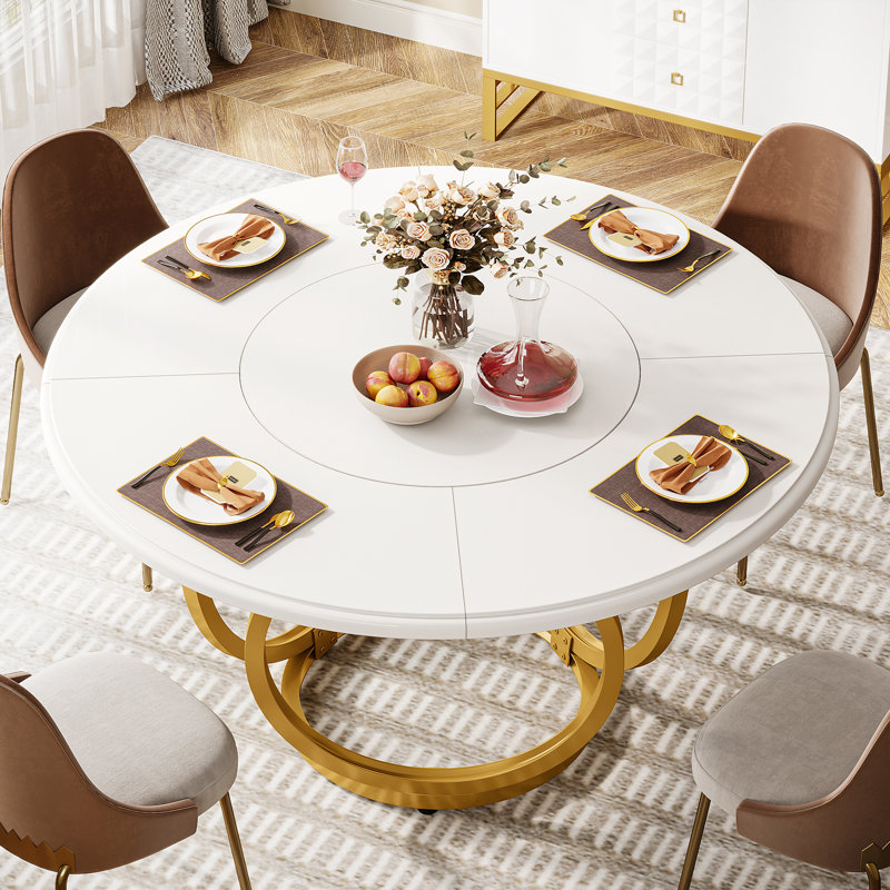Willa Arlo™ Interiors Baines 47.2'' Round Dining Table & Reviews | Wayfair