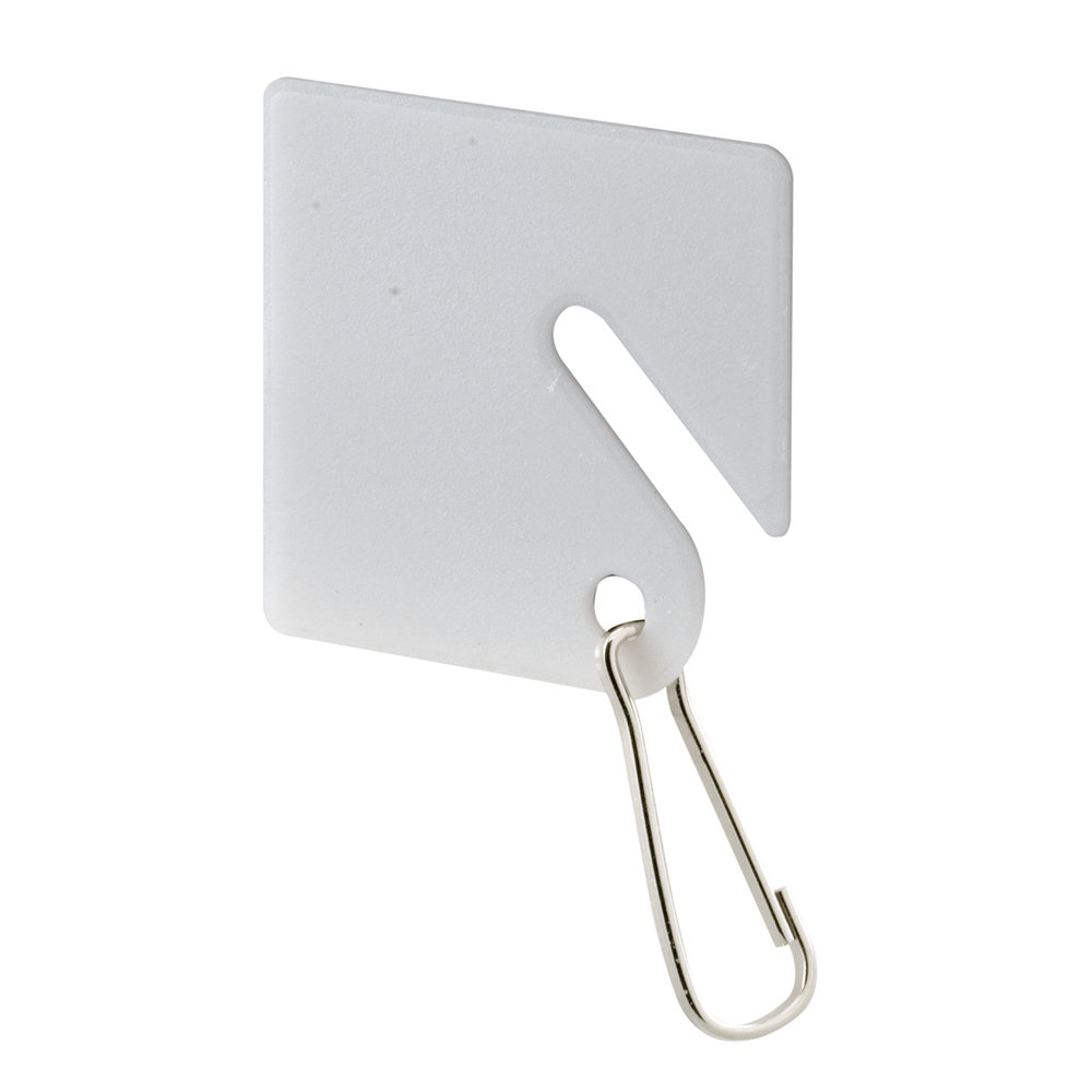 Prime-Line Plastic Write-On Key Tag With Metal Hook Easily Identify ...