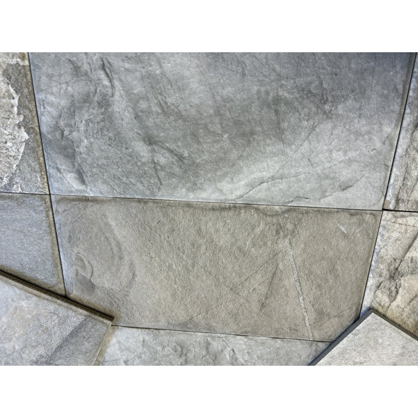 SB TILE AND STONE Sassone 6" x 12" Porcelain Stone Look Subway Wall ...