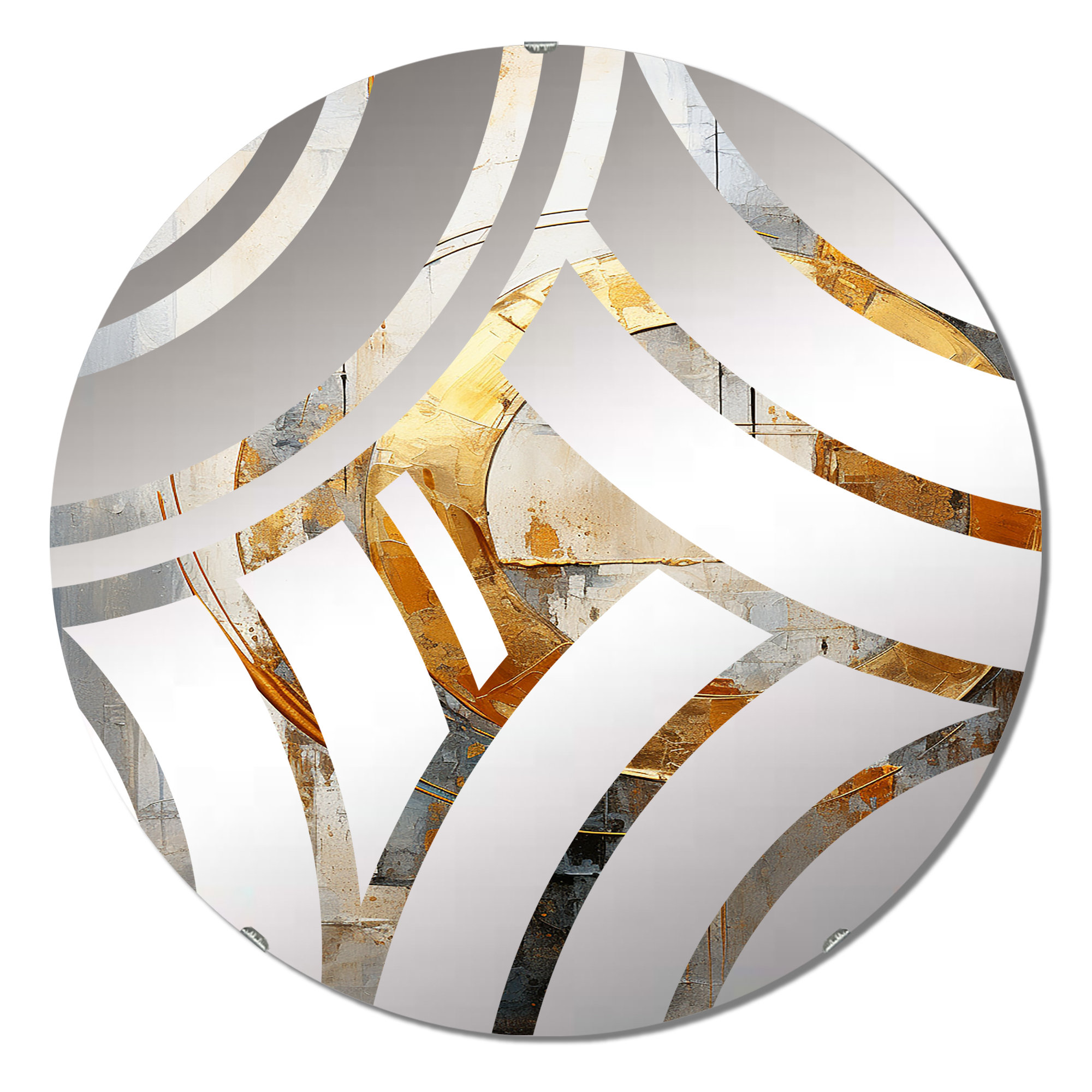 East Urban Home Kadren - Centre Wave Decorative Mirror | Wayfair