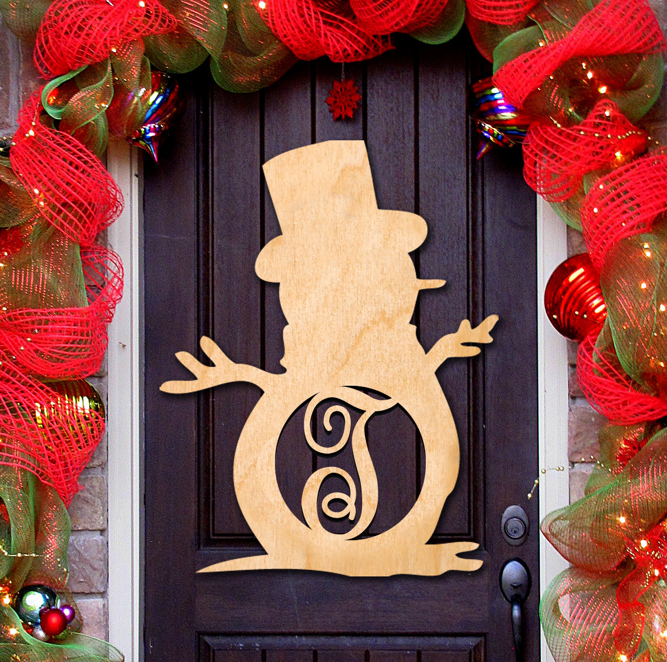 aMonogram Art Unlimited Snowman Decorative Holiday Sign | Wayfair