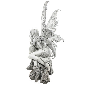 Design Toscano Pause To Ponder Fairy Statue & Reviews | Wayfair