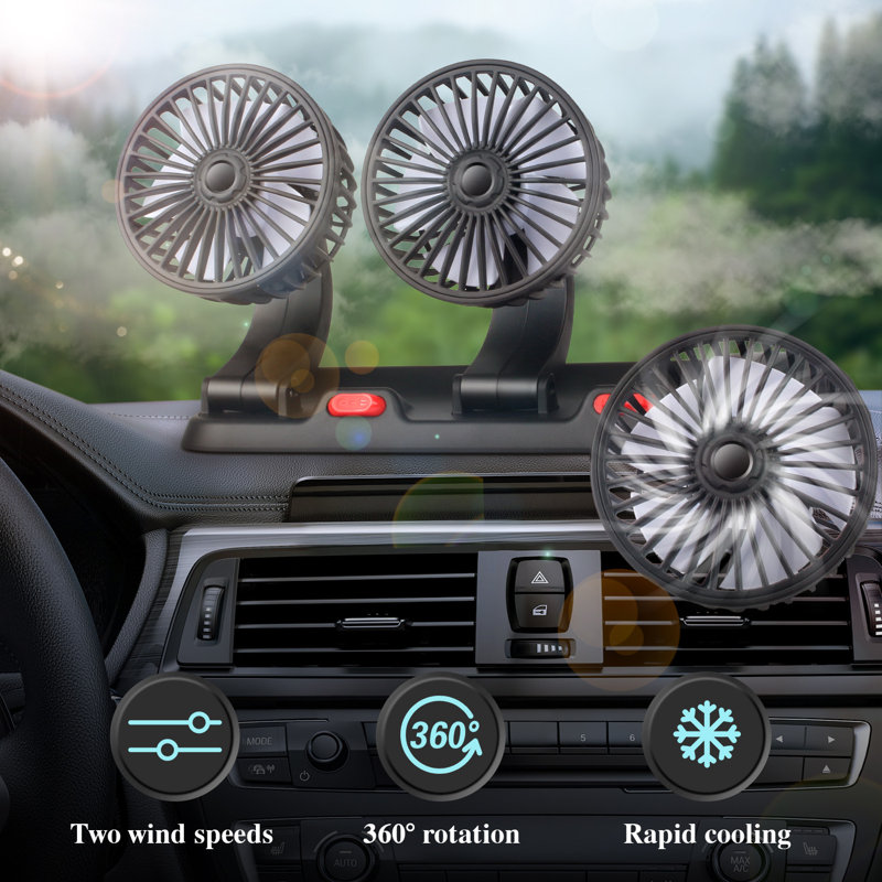 Biyori 12.675'' Oscillating A-Frame Sign Holder Fan | Wayfair