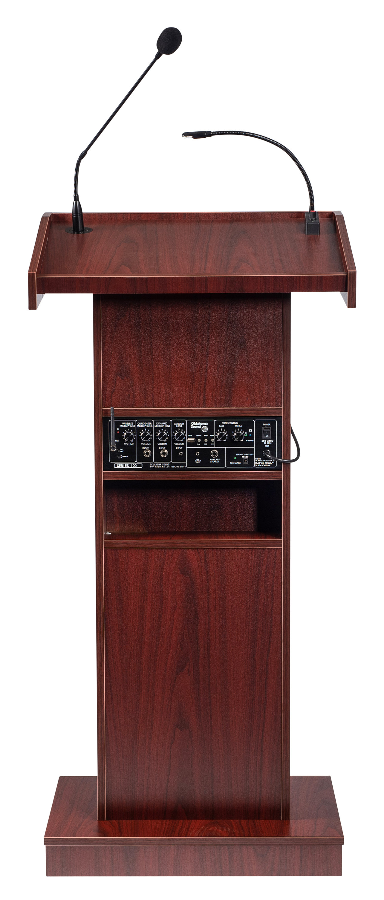 Oklahoma Sound Wireless Lectern Combo Tabletop Lectern | Wayfair
