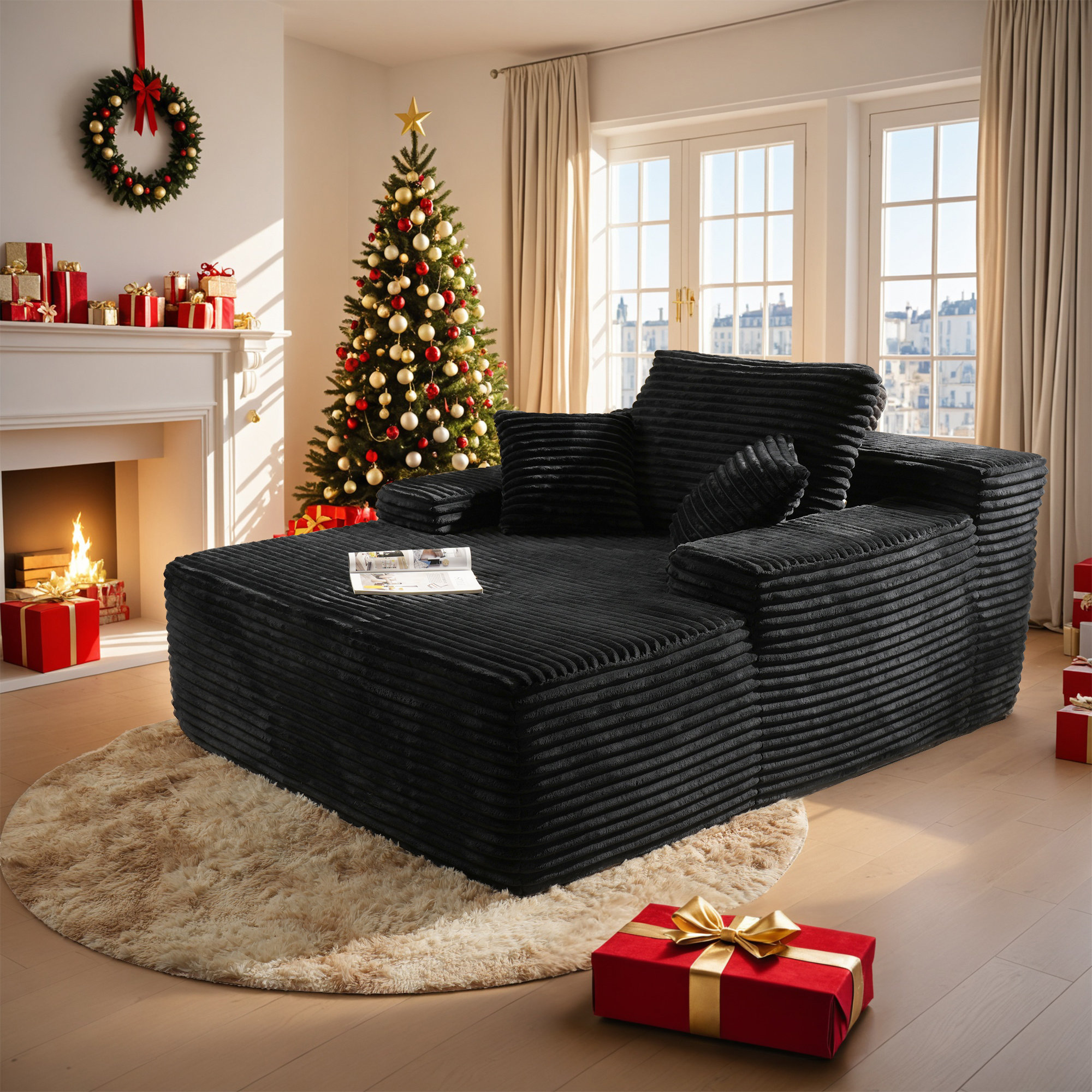 Mercer41 48.42" Sleeper Chaise Lounges With Single - Wayfair Canada