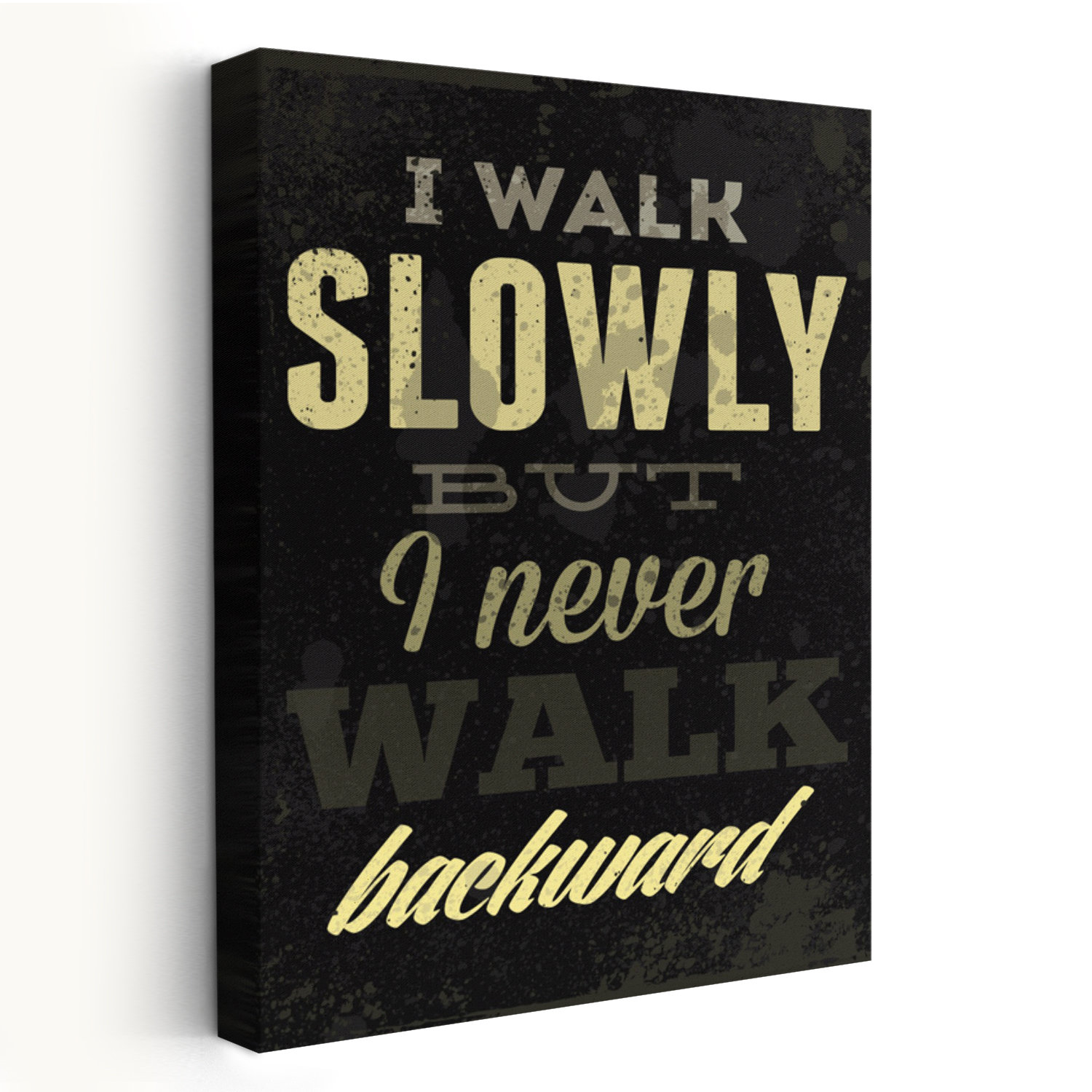 Latitude Run® I Walk Slowly - Inspirational Art | Wayfair