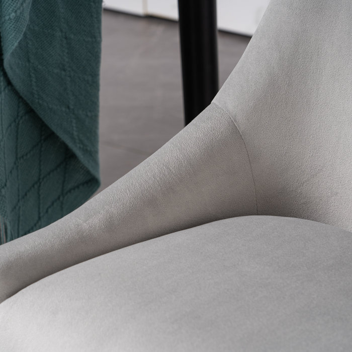 Mercer41 Ceilean Velvet Upholstered Dining Chair & Reviews | Wayfair