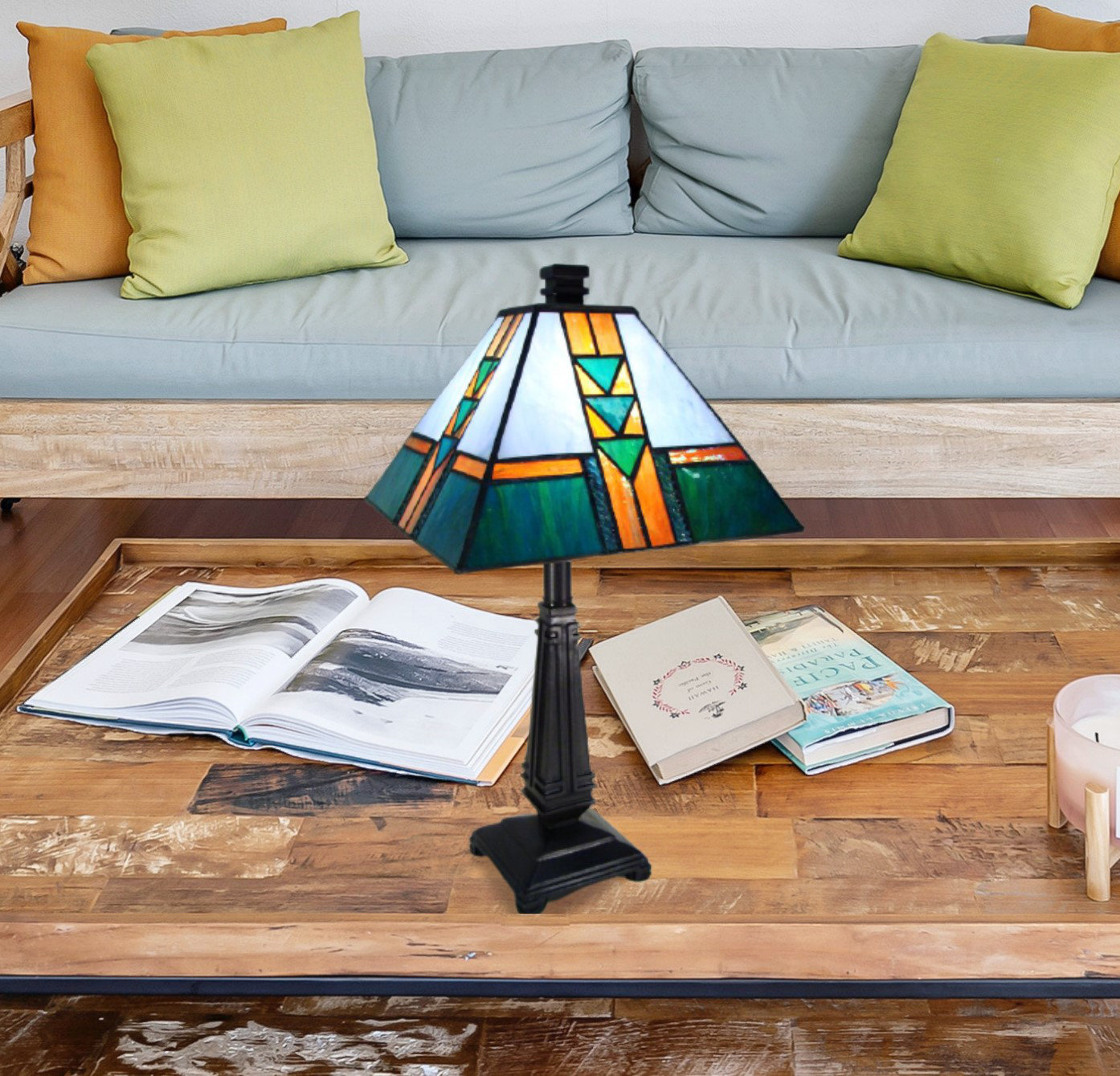 Fine Art Lighting Tiffany Style 17" Table Lamp | Wayfair