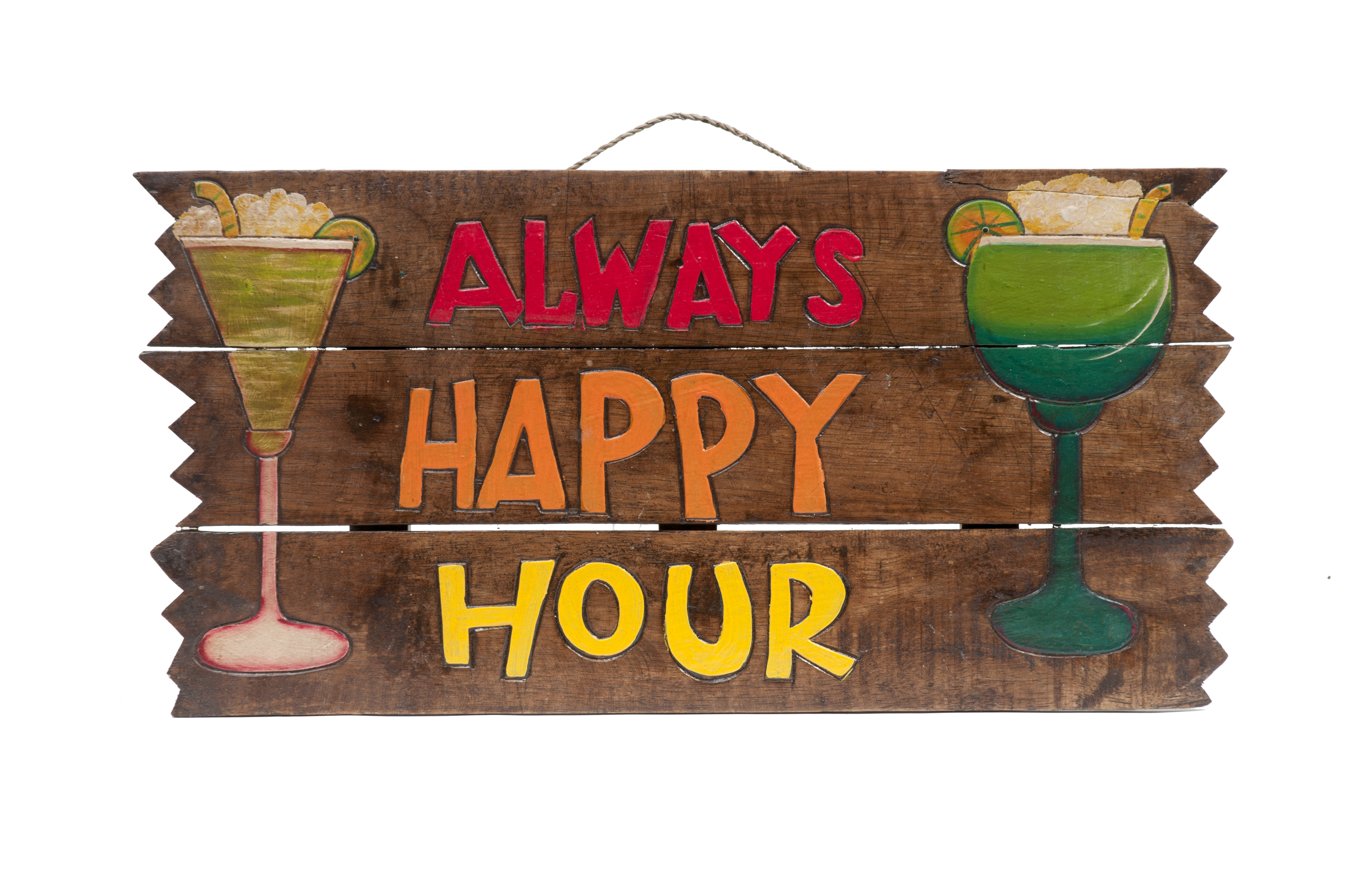 Trinx Ayson "Always Happy Hour" Sign | Wayfair