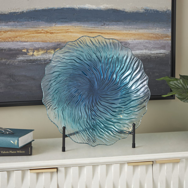 Highland Dunes Amaanah Glass Decorative Plate & Reviews | Wayfair