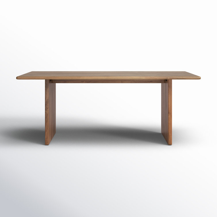 The Twillery Co.® Warwick Modern Butcher Block Solid Wood Dining Table ...