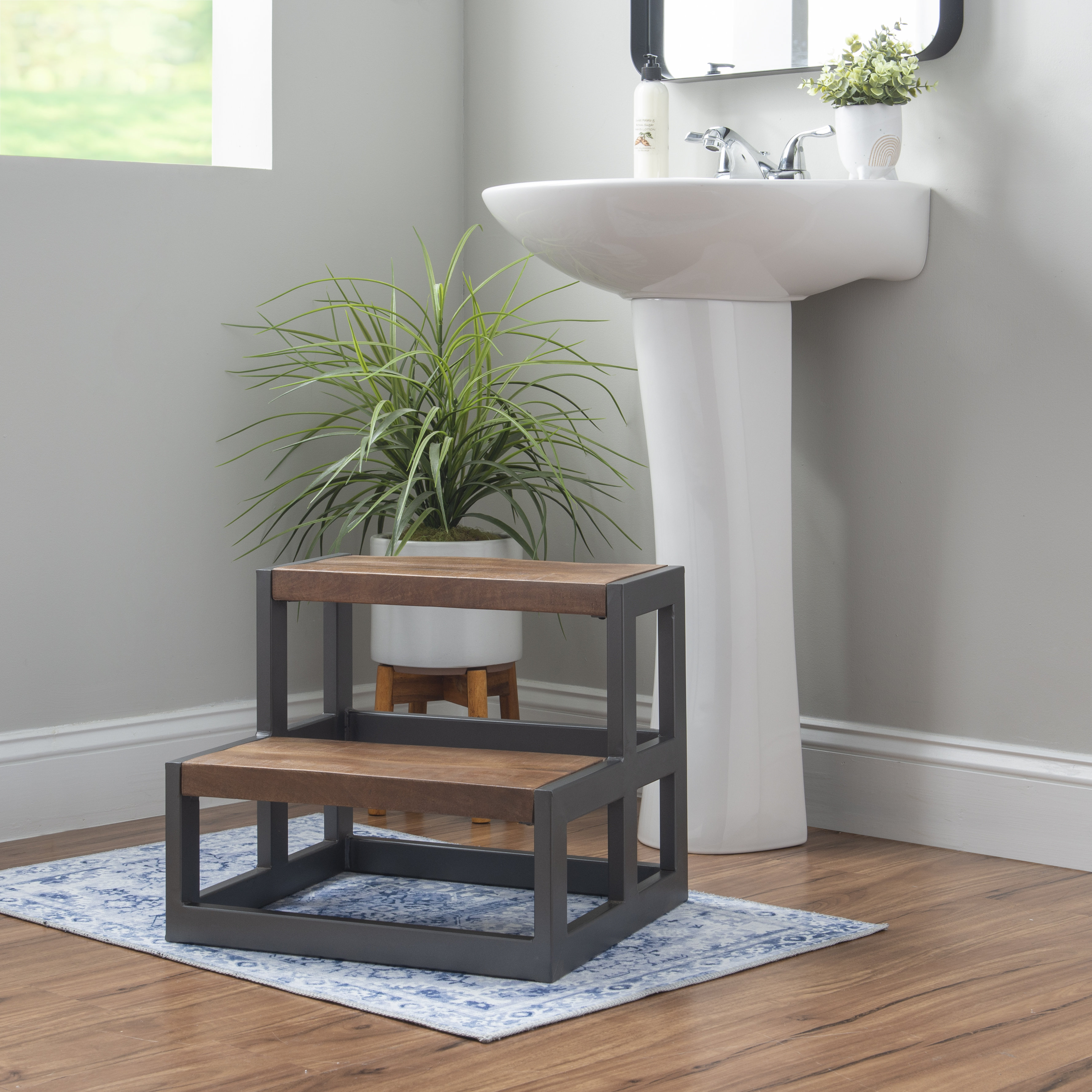 Trent Austin Design® Majeski 2 - Step Wood Step Stool & Reviews | Wayfair