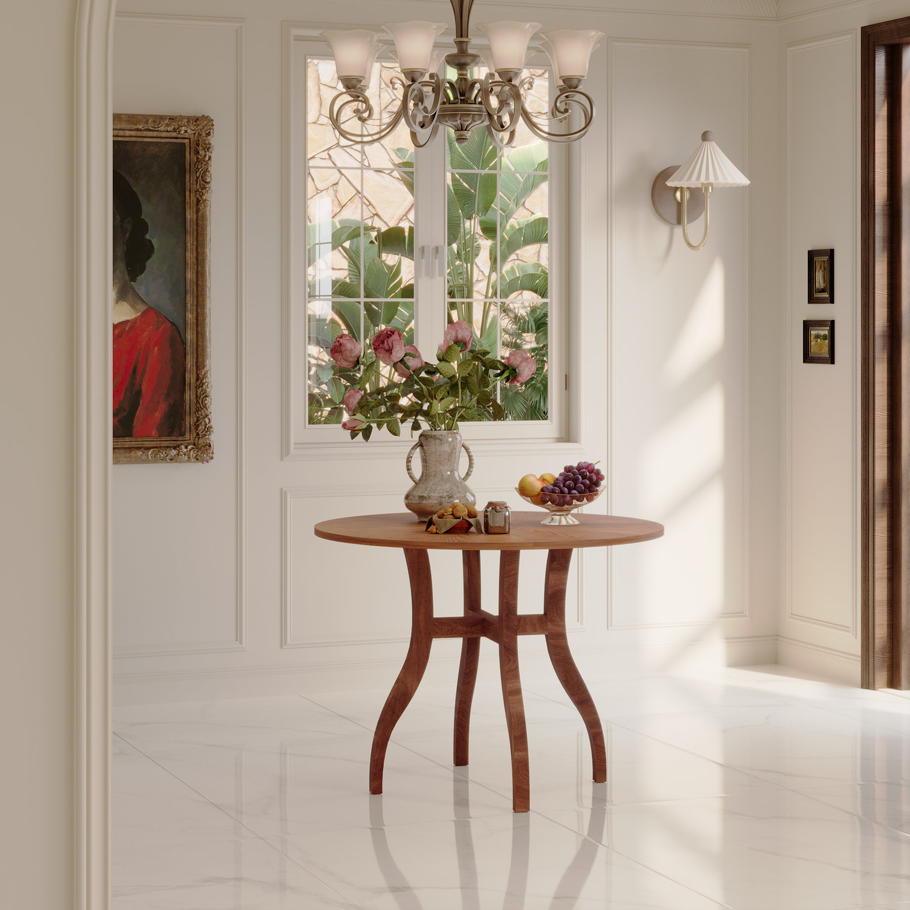 Fu Owner Traditional Round Dining Table - Wayfair Canada