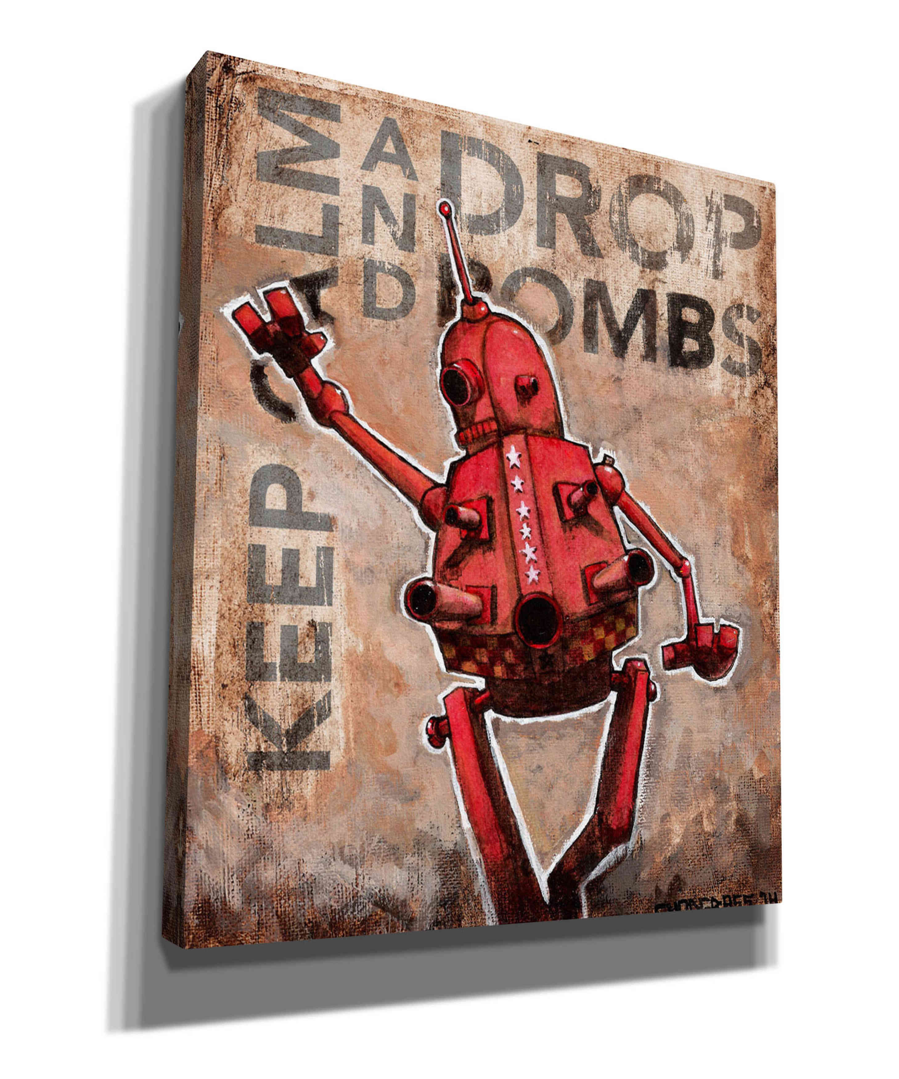 Trinx 'Drop Bombs' By Craig Snodgrass, Canvas Wall Art - Wayfair Canada