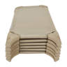 ECR4Kids Stackable Cozy Cot with Storage, Classroom Furniture, Sand, 6 ...