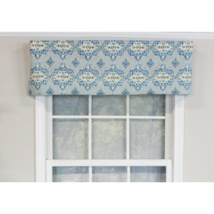 Blue Valances & Kitchen Curtains You'll Love | Wayfair