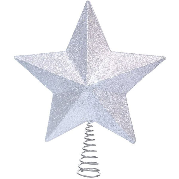 Kurt Adler Silver Star Treetop & Reviews | Wayfair