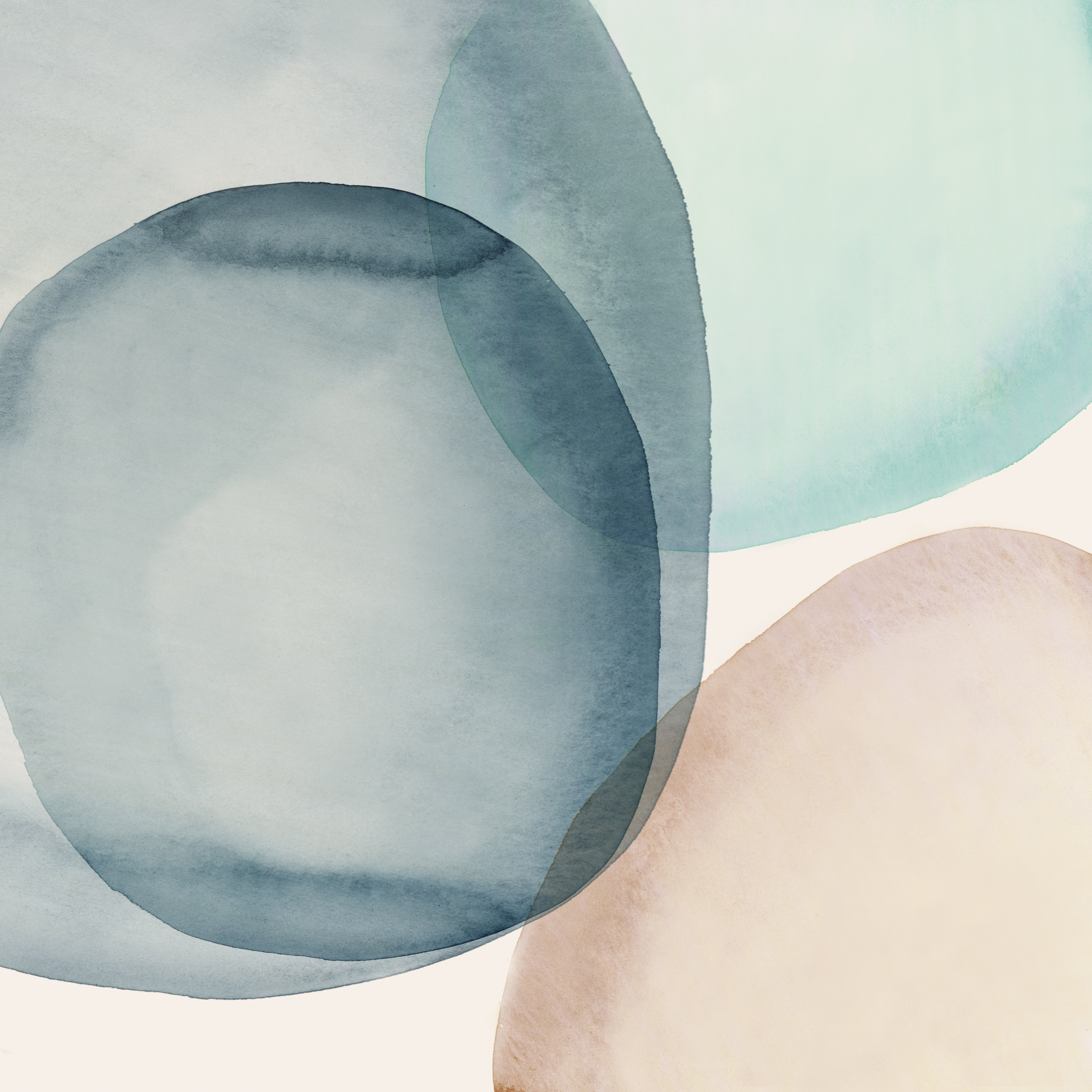 Wrought Studio™ Soft Rocks I by Eva Watts - Wrapped Canvas Print | Wayfair