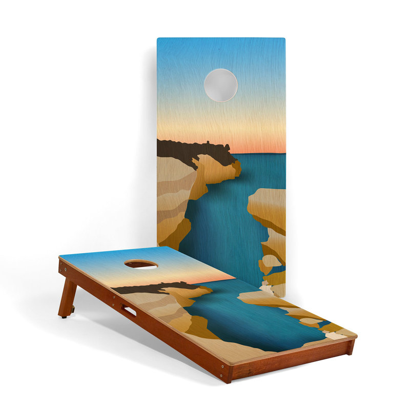 Elakai 2X4 Pictured Rocks Cornhole Boards | Wayfair