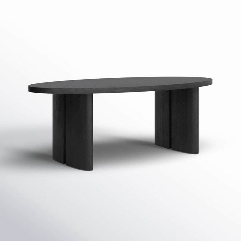 AllModern Aris 86" Oval Dining Table | Wayfair