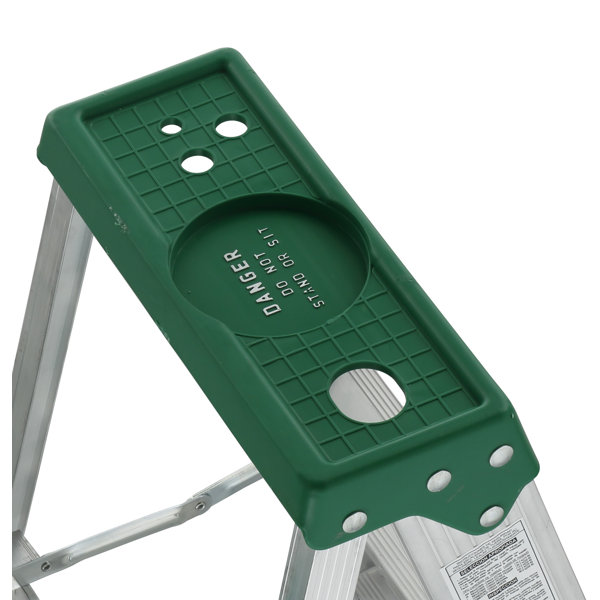 Louisville Ladder, 4 Ft, Aluminum Step Ladder, Type Ii, 225 Lb Load ...