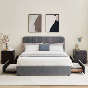 Full & Double Size Platform Beds You'll Love