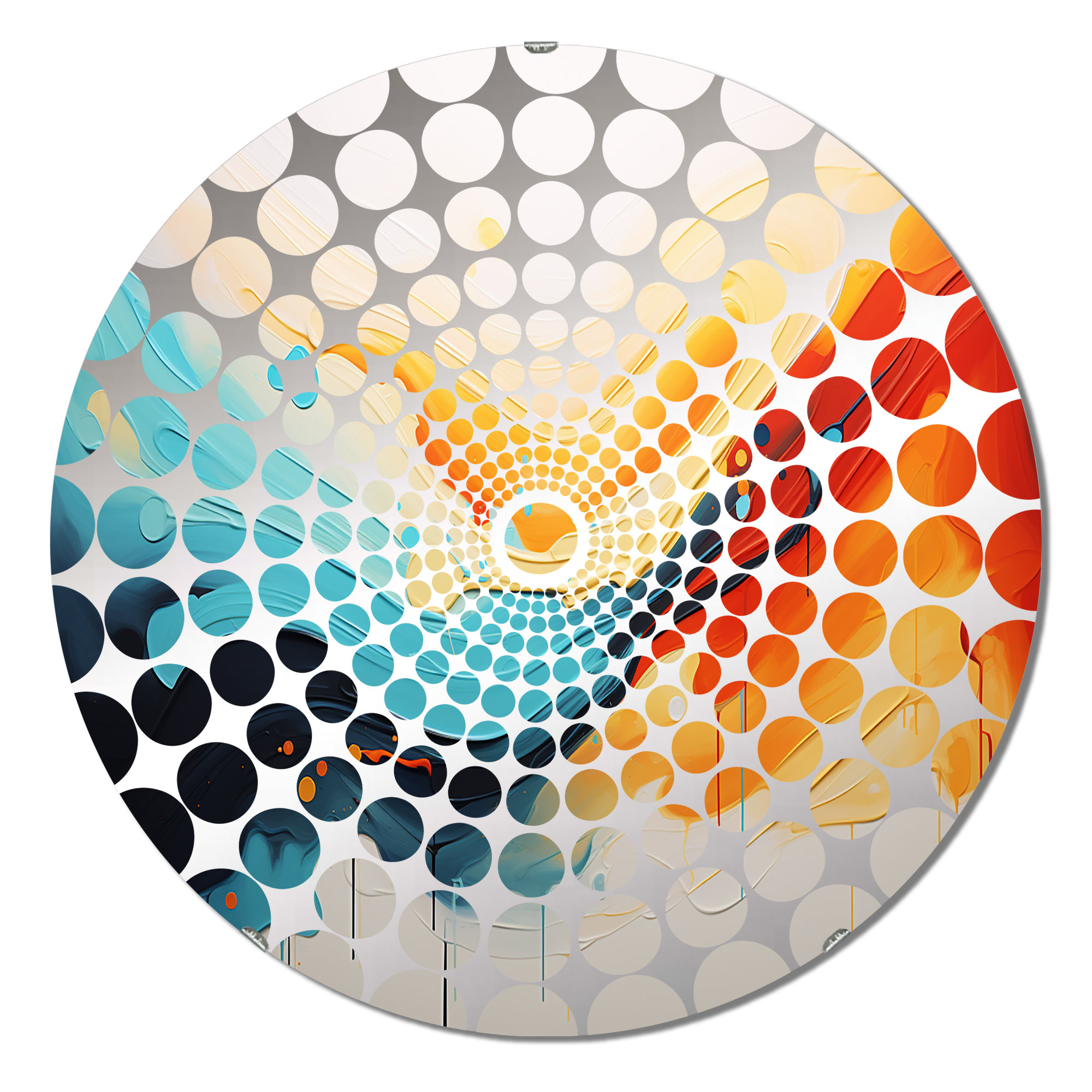 East Urban Home Arhum - Concentric Circles Decorative Mirror | Wayfair