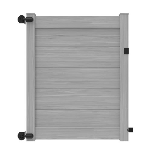 Barrette Outdoor Living Horizontal Fence Driftwood Vinyl Privacy Gate ...