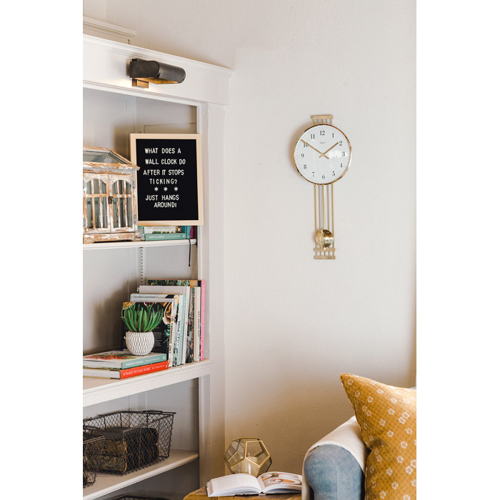 Hermle Clocks Highbury Metal Wall Clock & Reviews | Wayfair