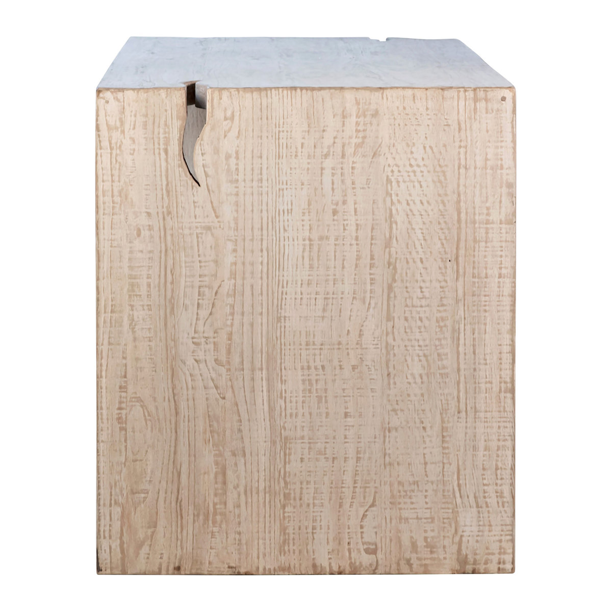 Dovetail Furniture Merwin Reclaimed Pine 68" Waterfall Style Dining ...