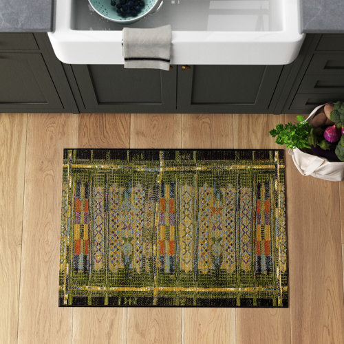 Wade Logan® Lakedia Non-Skid Kitchen Mat & Reviews | Wayfair