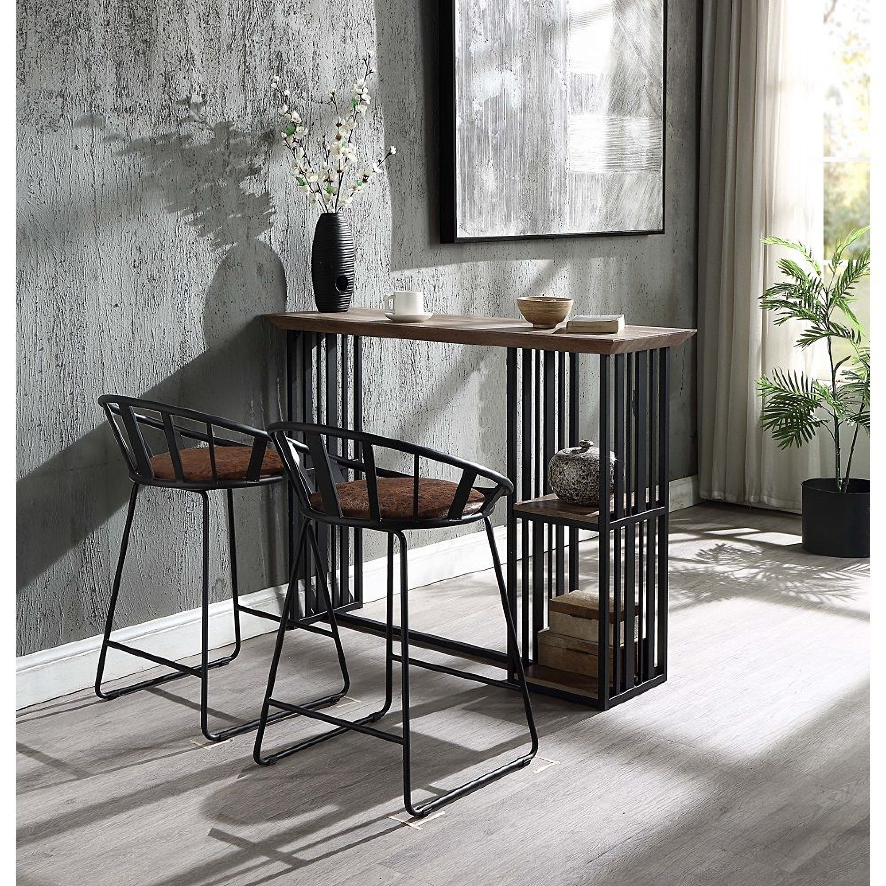 17 Stories Teigue 2 - Person Counter Height Dining Set | Wayfair