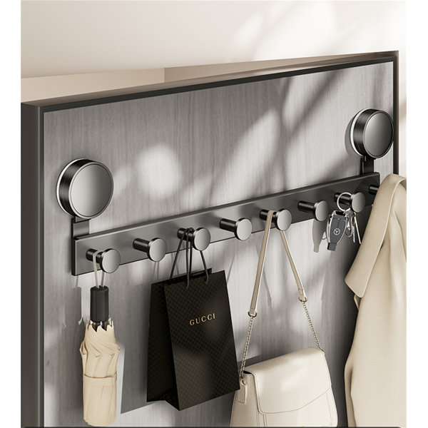 Thrones Designs Aluminum Alloy Suction Cup Hook Rack | Wayfair