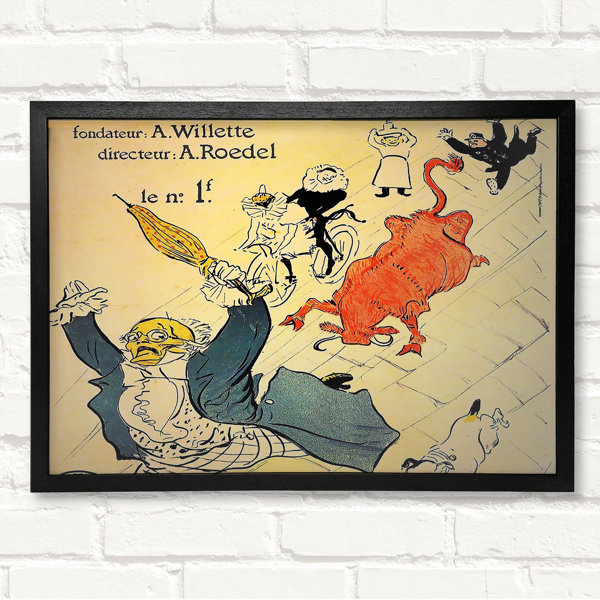 ClassicLiving La Vache Enragee by Henri De Toulouse-Lautrec - Closed ...