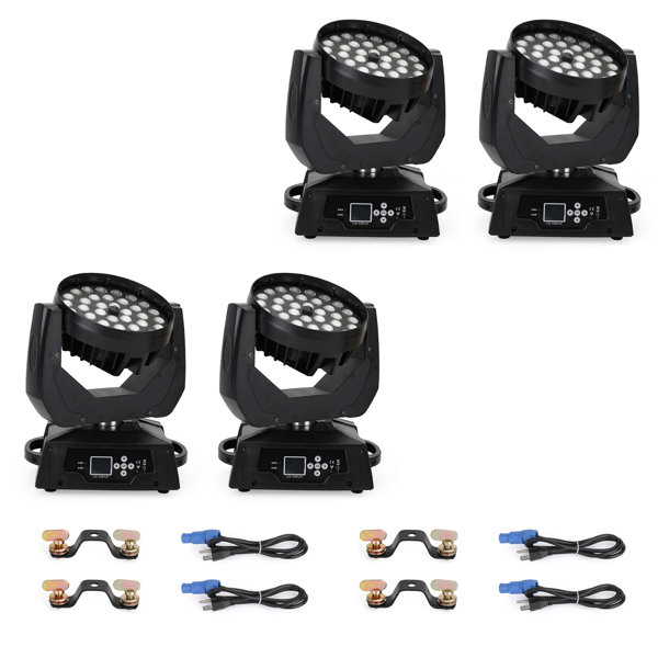Bruce&Shark 4in1 LED Zoom Moving Head Light - Wayfair Canada