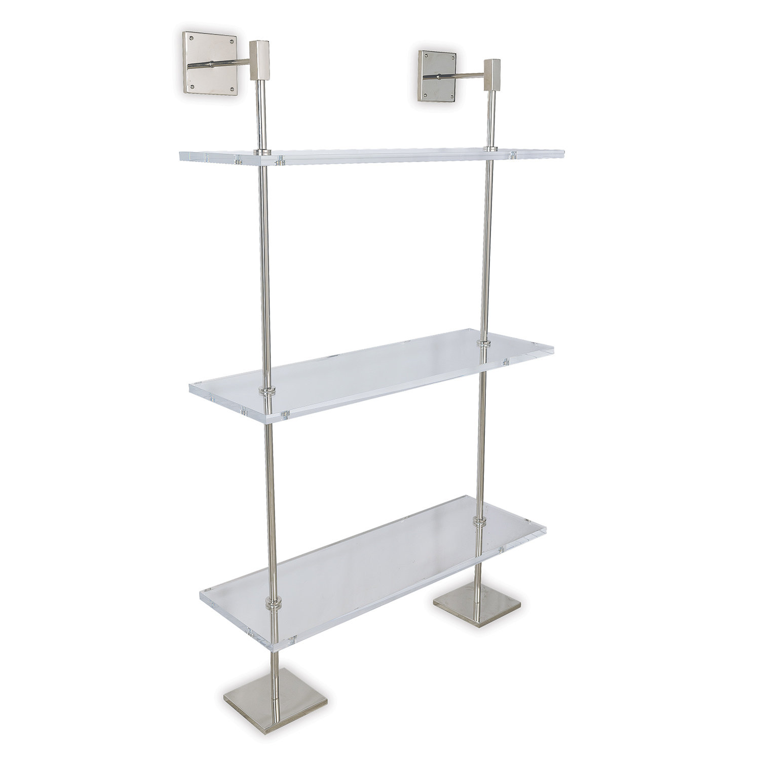 Port 68 Marias 3-Tier Shelf Lucite 36"W | Perigold