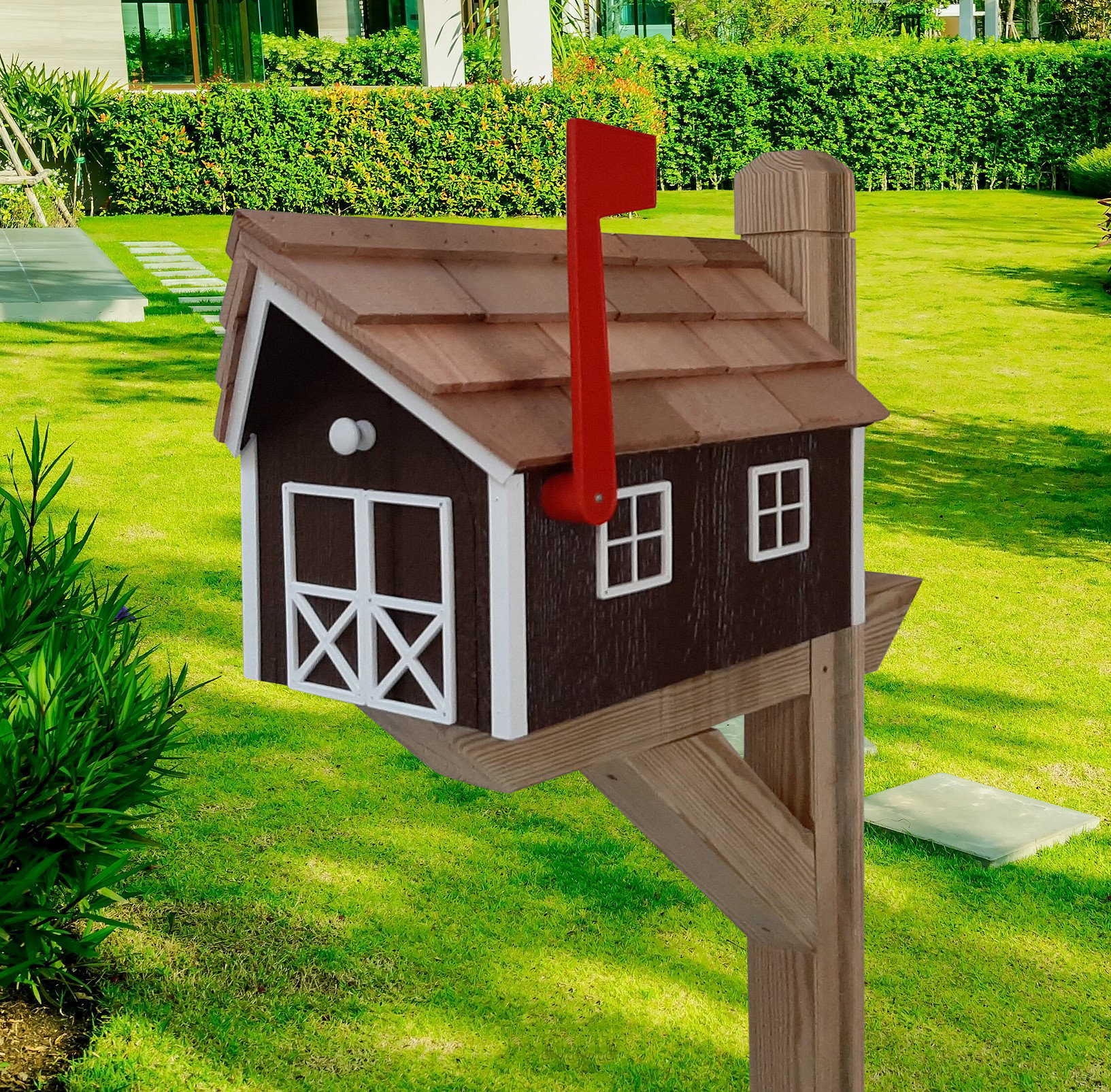 Amish Mailbox + Post Set & Reviews | Wayfair