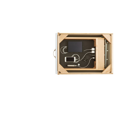 Rev-A-Shelf Wood Base Cabinet Charging Drawer Replacement System W ...