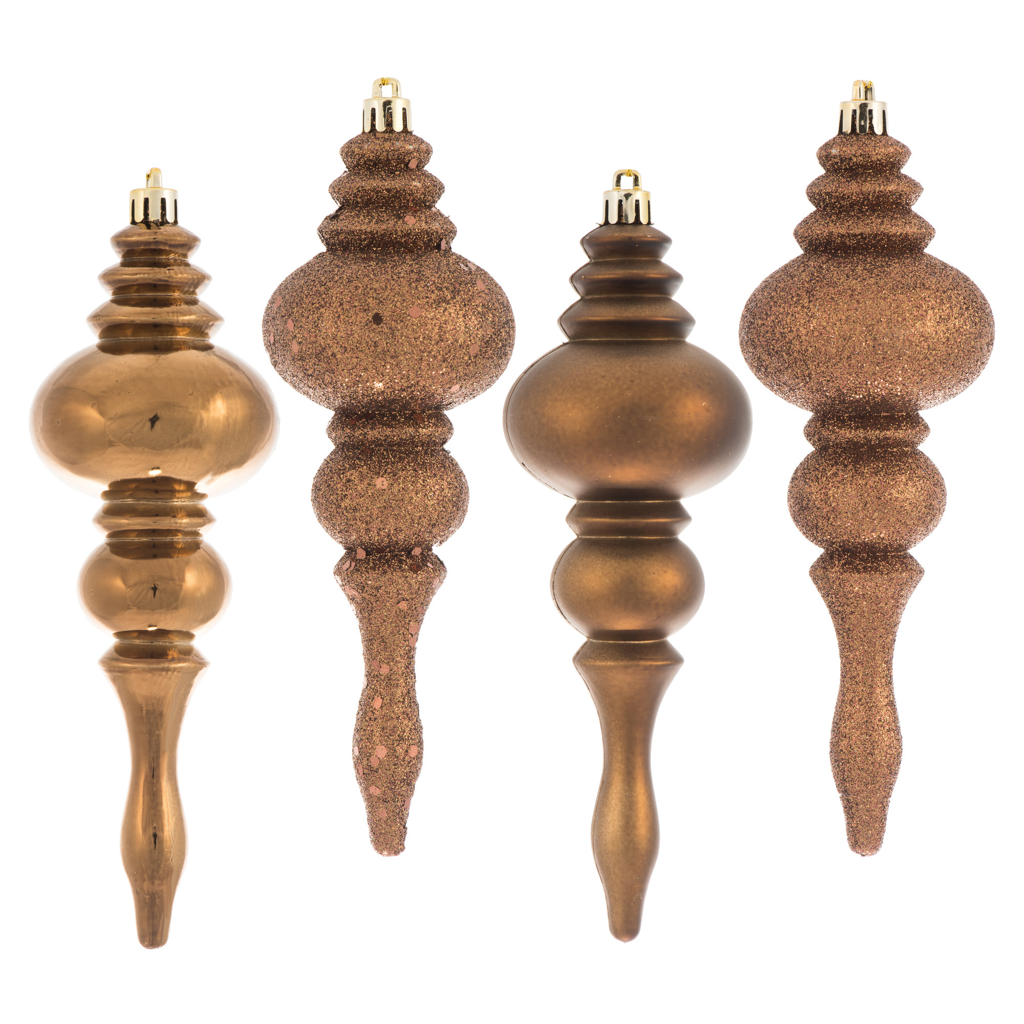 The Holiday Aisle® 7" 4-Finish Finial Ornament & Reviews | Wayfair