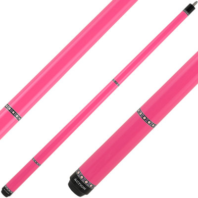 action pool cues pink